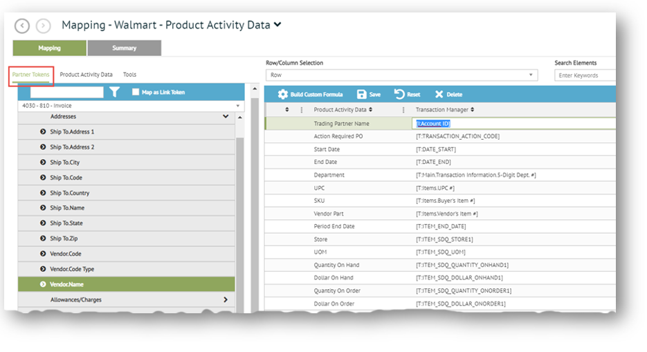 Modifying Export Definition
